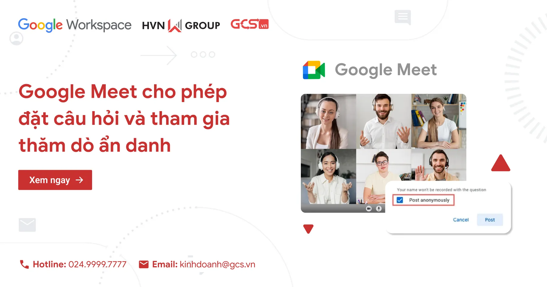 [Mới nhất] Google Meet cho phép đặt câu hỏi và tham gia thăm dò ẩn danh ...