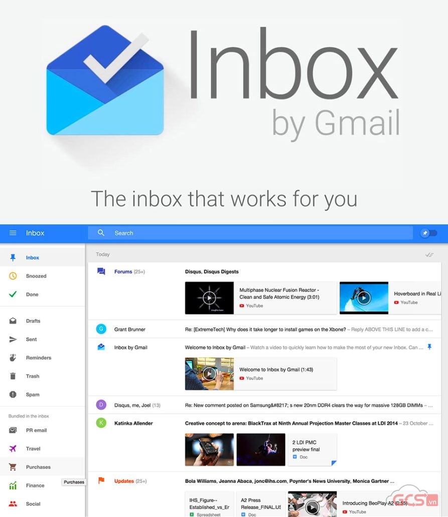Gmail Inbox khai tử - mở đường cho kỷ nguyên email mới | GCS.vn