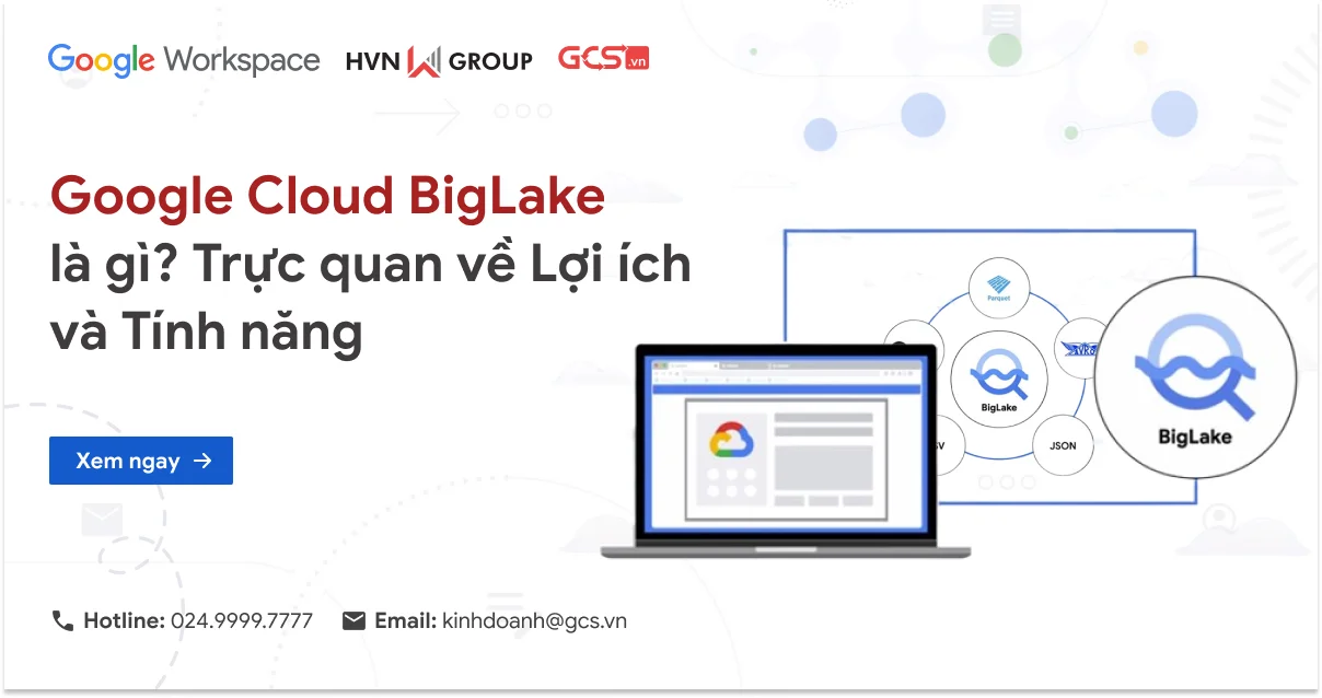 Google Cloud BigLake là gì? Trực quan về Lợi ích và Tính năng