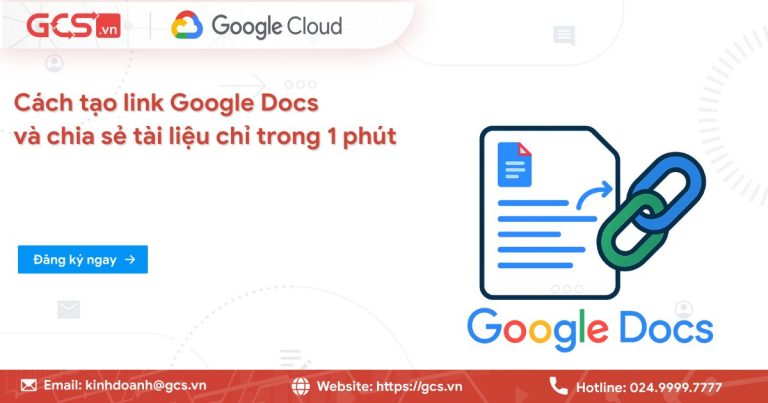 Cách tạo link Google Docs và chia sẻ với mọi người nhanh